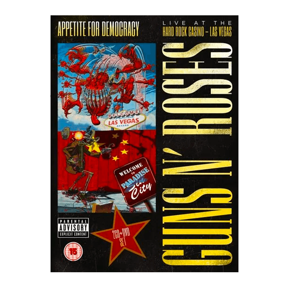 DVD Guns N' Roses - Appetite For Democracy: Live At The Hard Rock ...